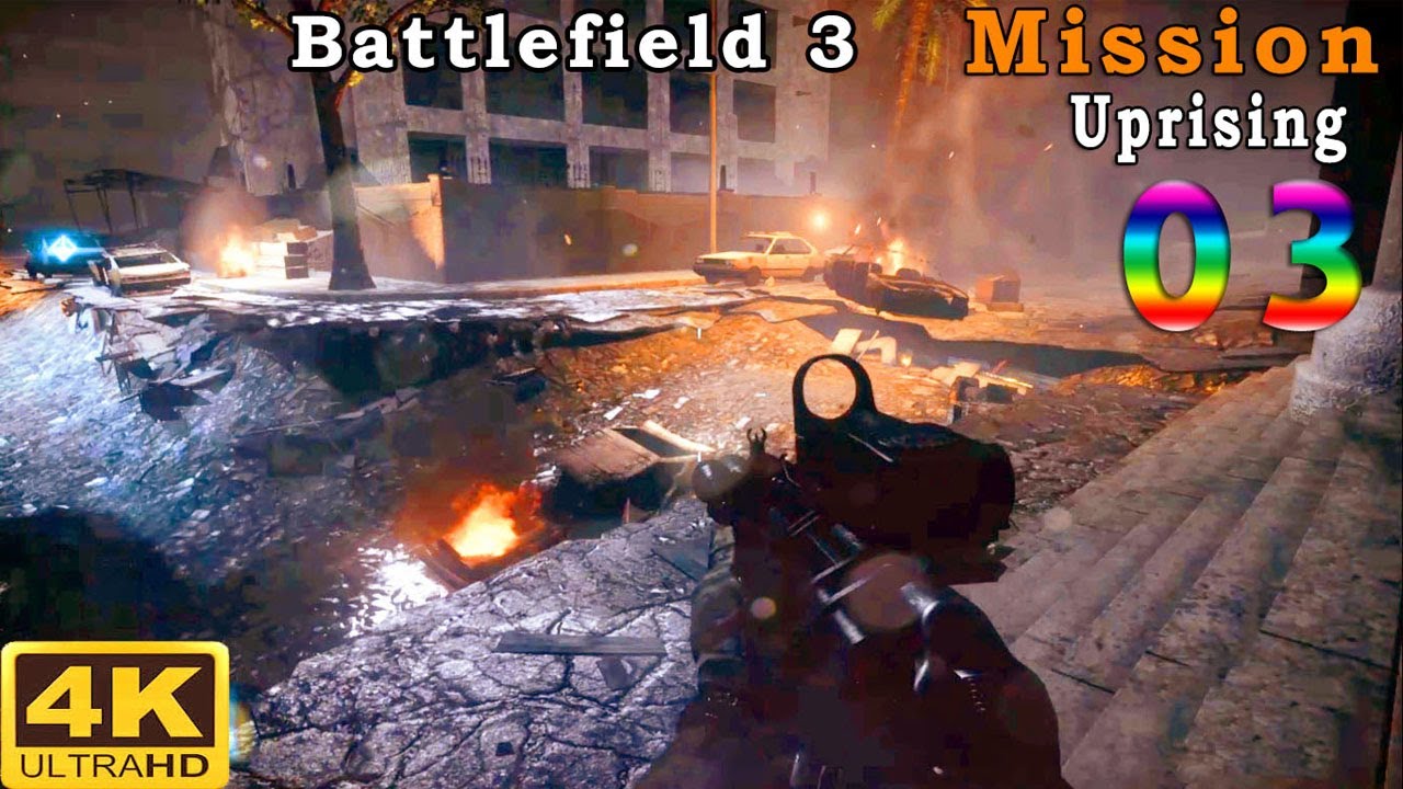 Battlefield 3 | Part 3 Mission Uprising | NG Gamer - YouTube