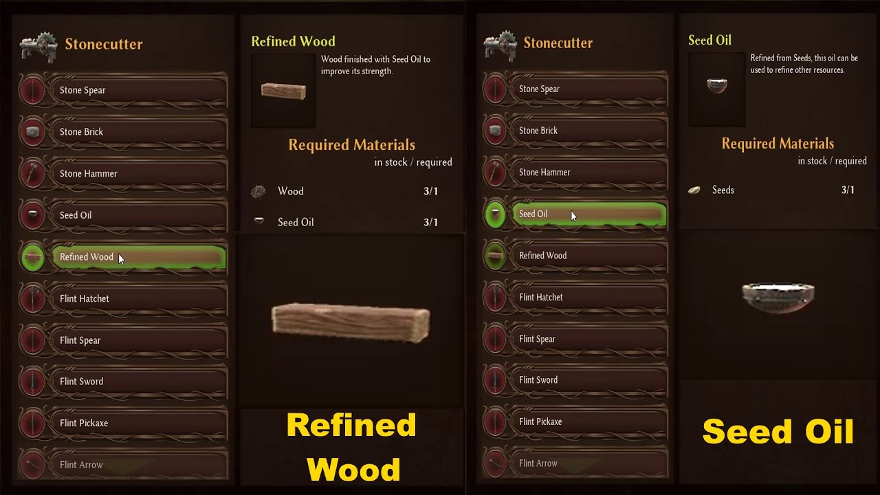How To Make Refined Wood & Seed Oil in Smalland: Survive The Wilds ...