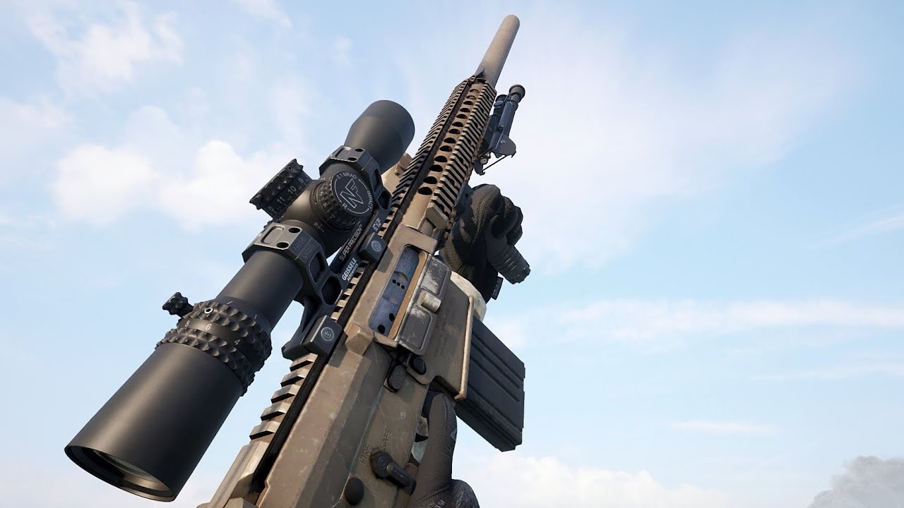 USMC M110 DMR - Squad Super Mod - YouTube