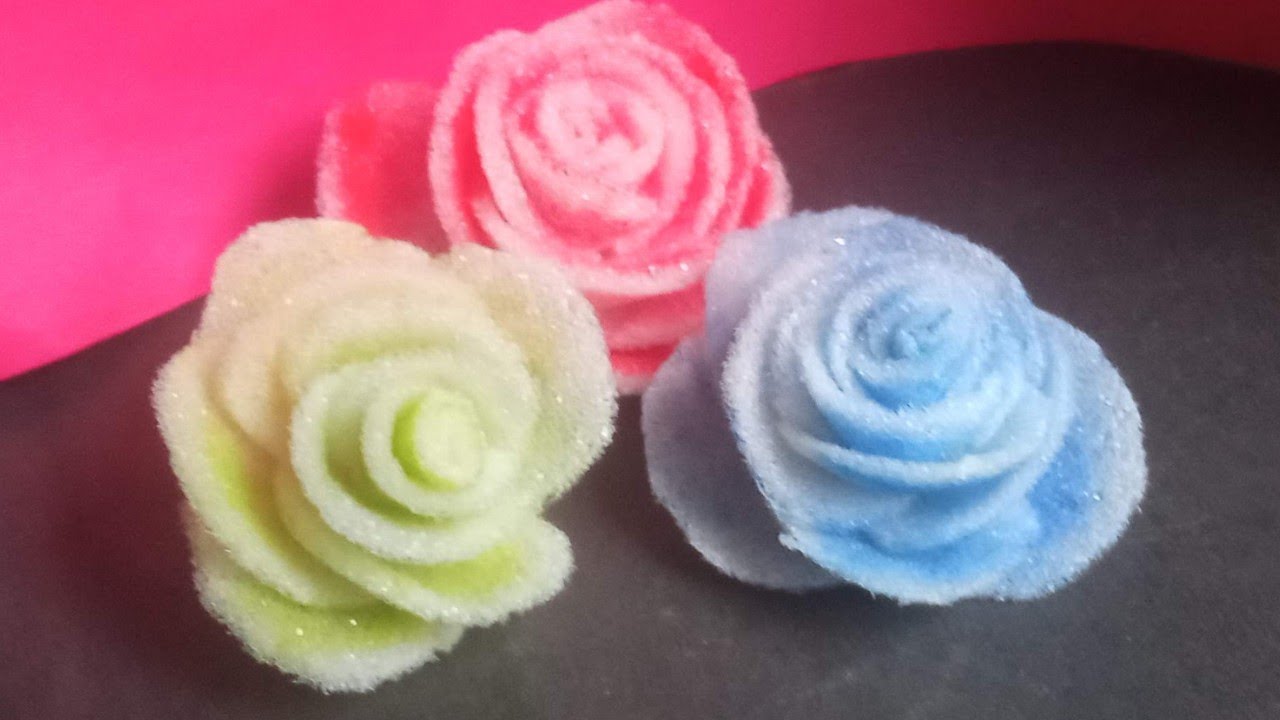 Easy and beautiful paper rose flower making | DIA paper flower craft ...