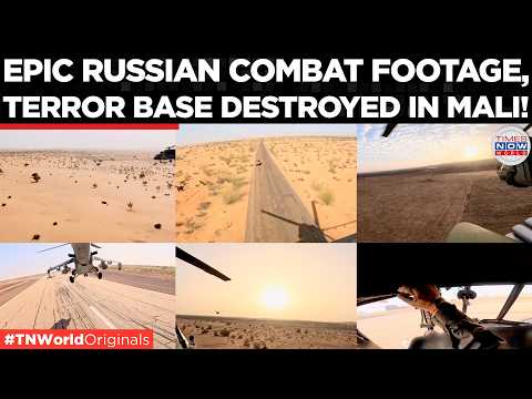 WATCH: Daring Operation By Russia’s African Corps as Terror Base Hit In Mali Airstrike | World News