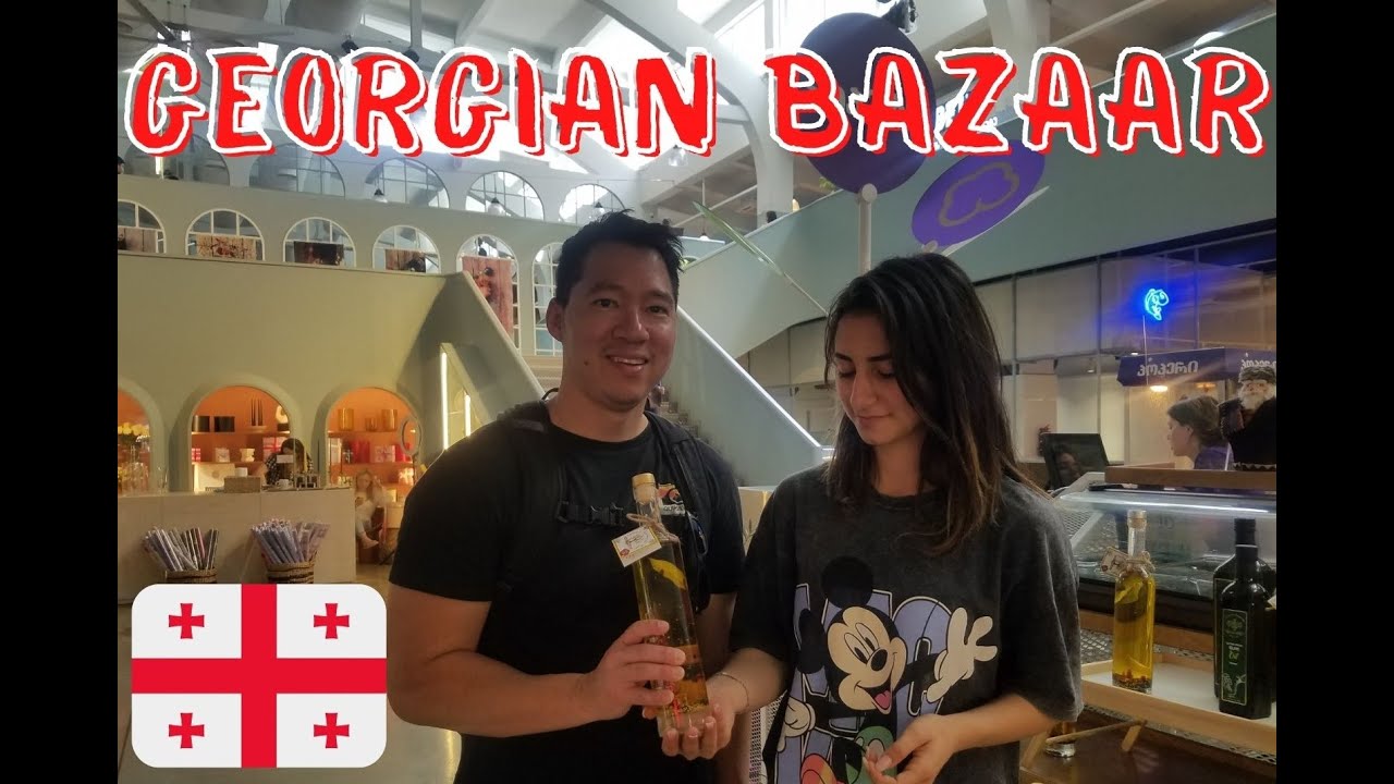 Georgian Farmer's Market and Bazaar | Bazari Orbeliani - YouTube