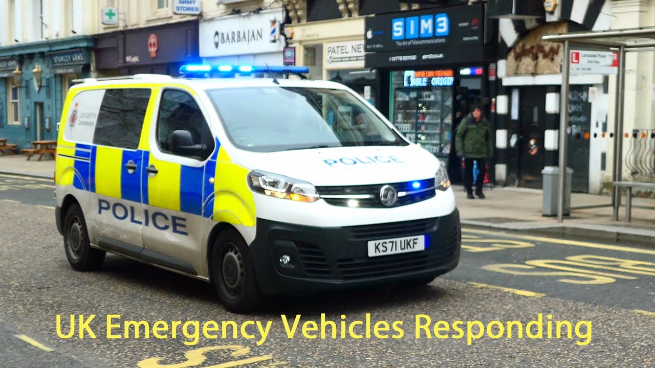 Emergency Vehicles Responding in UK - YouTube