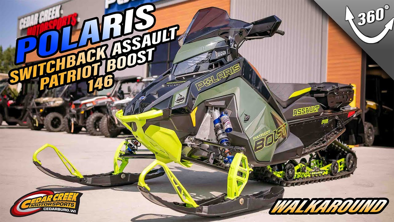 Walkaround | 2024 Polaris® Patriot Boost Switchback Assault 146 Premium ...