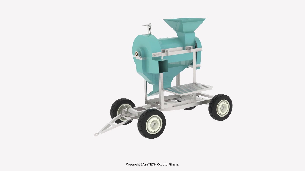 Low-Cost Multi-Crop Thresher Design from AgriCAD Africa - YouTube