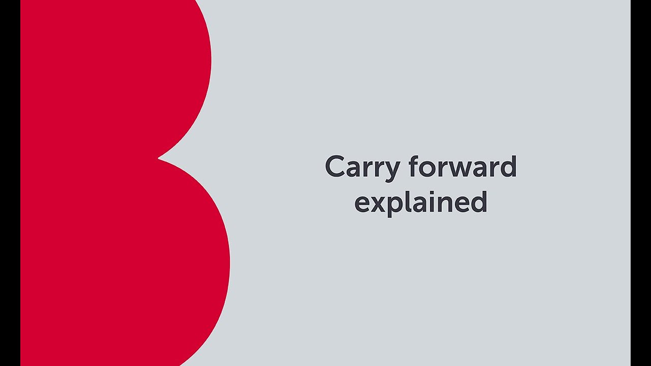 Carry forward | Bitesize Technical - YouTube