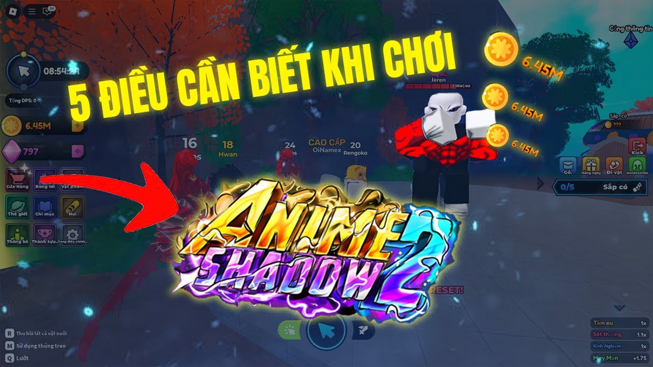 Những điều bạn cần biết trước khi chơi Anime Shadow 2 - Vũ trụ ...
