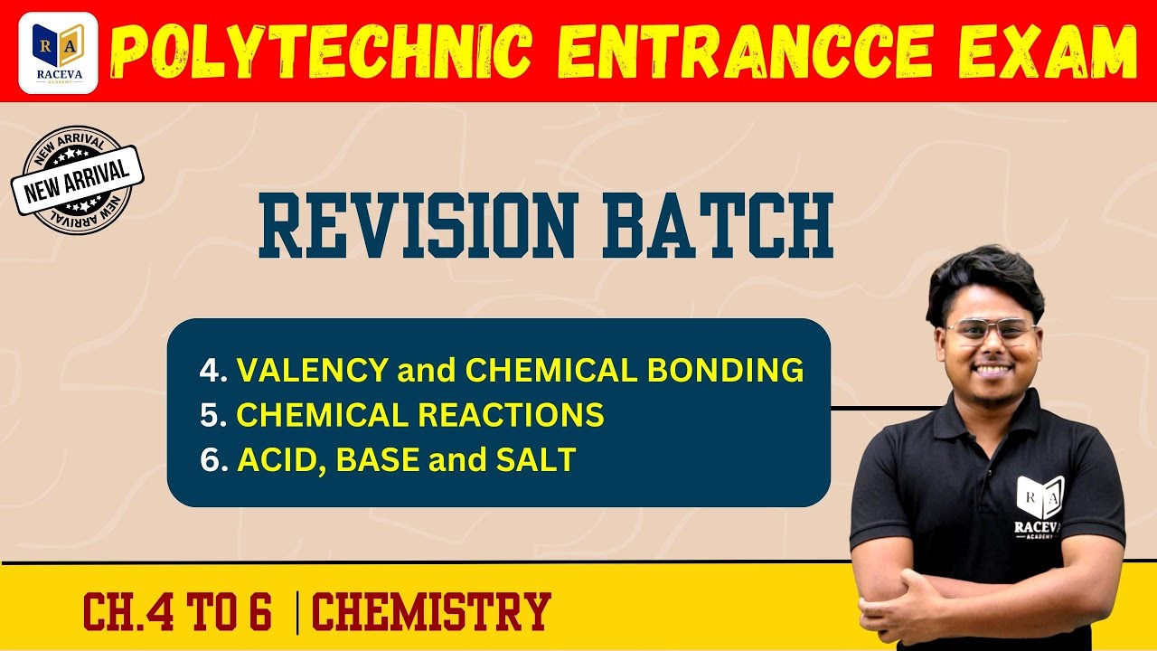 Polytechnic Entrance Exam 2023 | Revision Batch | Ch.4 and 6 | Polytechnic Live Class - YouTube
