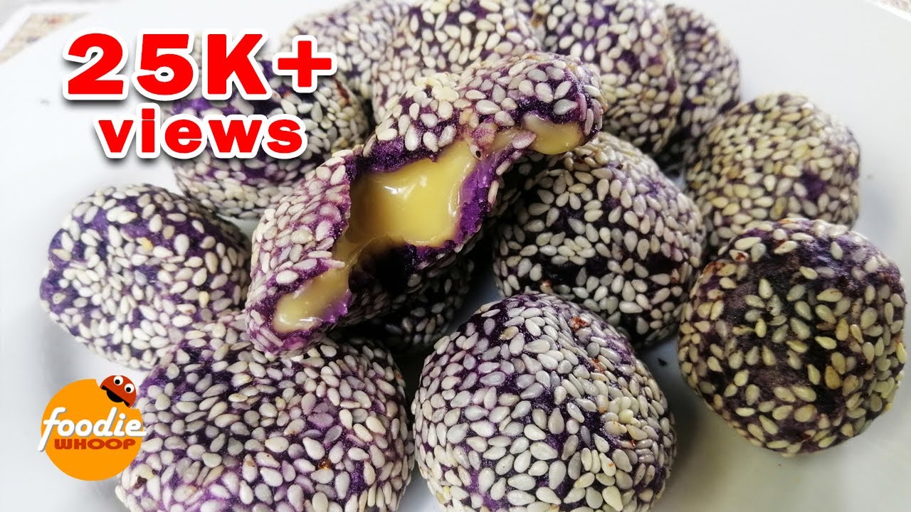 UBE CHEESE BUCHI EASY RECIPE | How to make buchi FoodieWhoop - YouTube