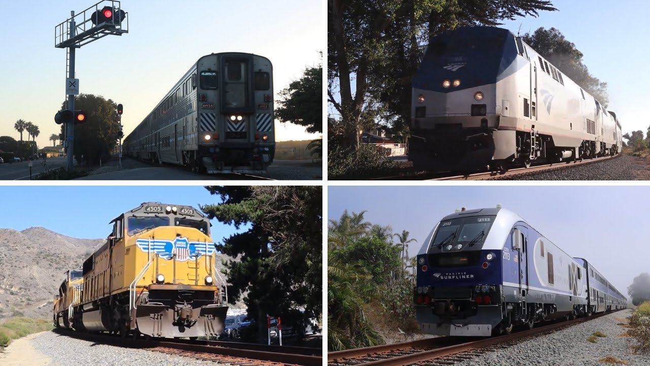 Railfanning the California Coast - Amtrak Pacific Surfliner, Coast ...