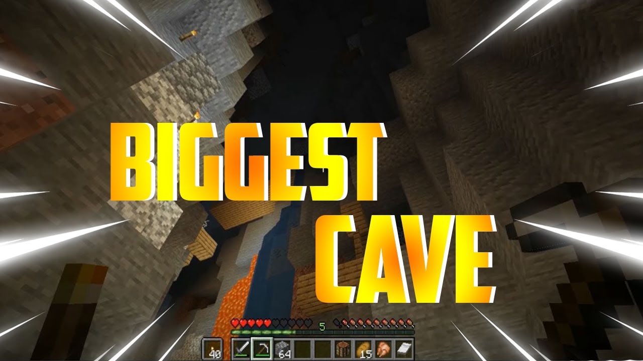 Biggest cave in Minecraft | Minecraft #3 - YouTube