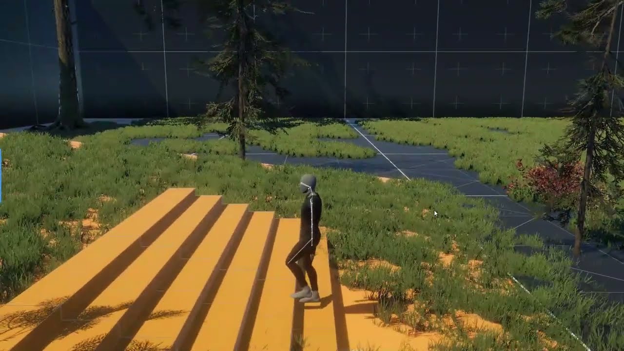 IK Footstep placement on stairs and slopes in unity3d - YouTube