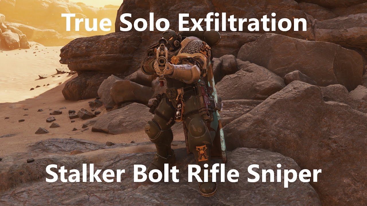 Warhammer 40k: Space Marine 2 - Stalker Bolt Rifle Sniper True Solo ...