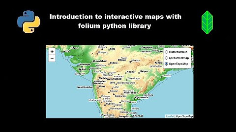 Folium Interactive Maps in python - YouTube