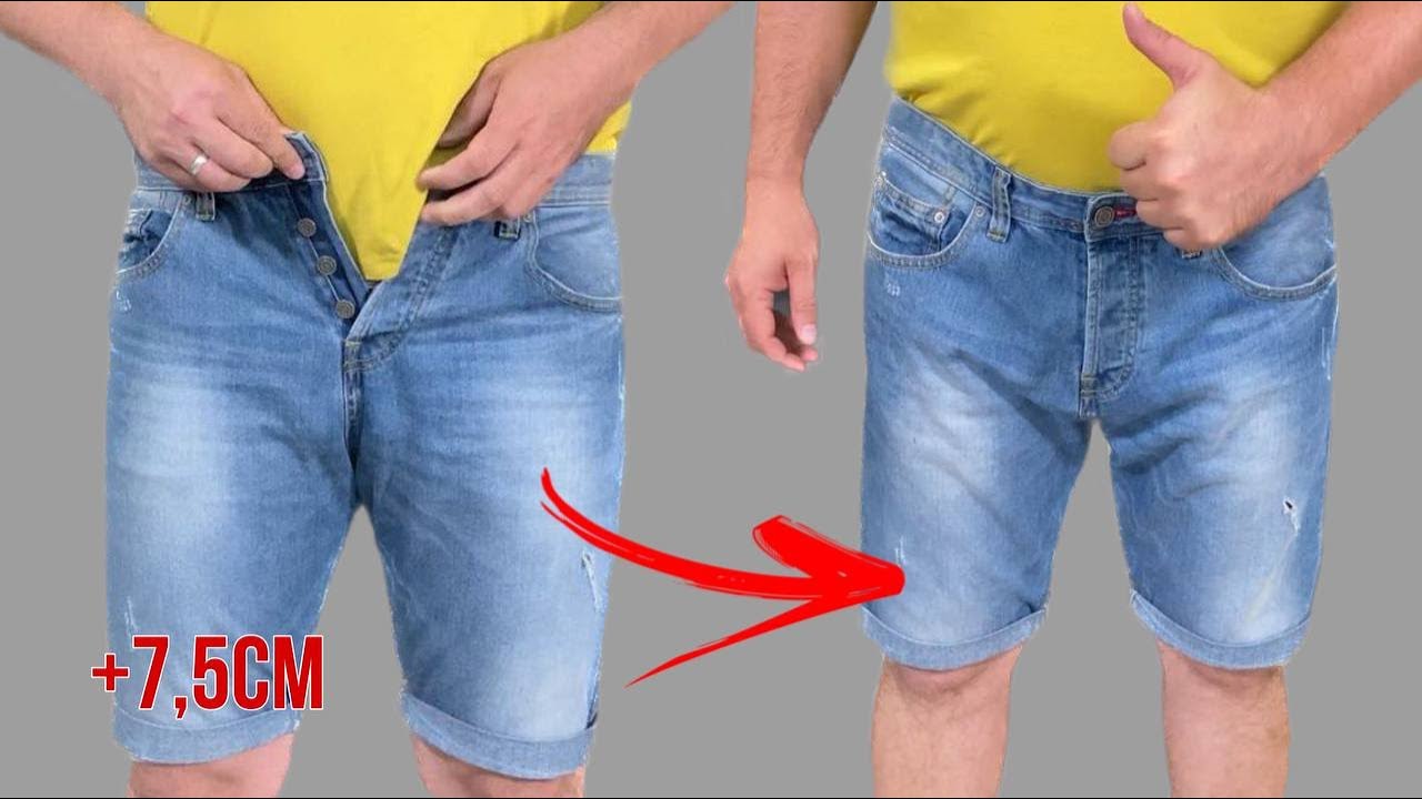 How to increase the size of shorts to make them stylish again!!! - YouTube