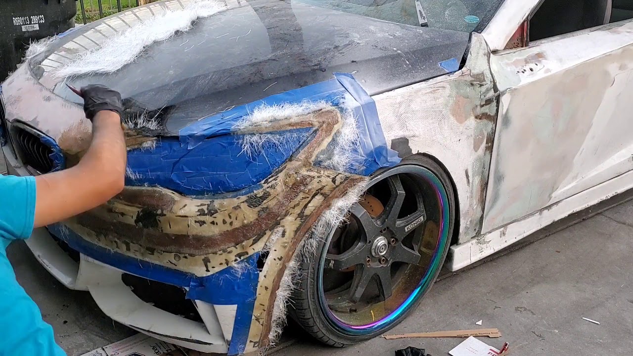 Fiberglassing complete! - YouTube