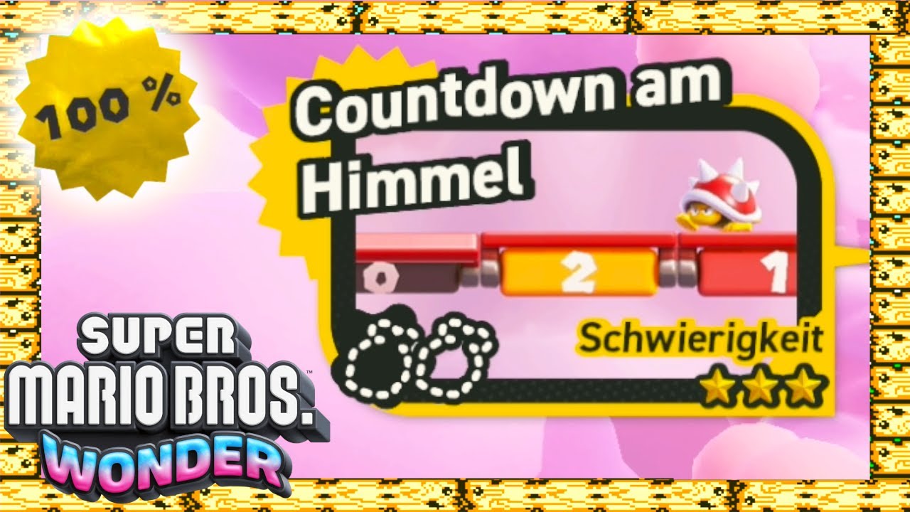 Countdown am Himmel 100% - Super Mario Bros. Wonder Komplettlösung - YouTube