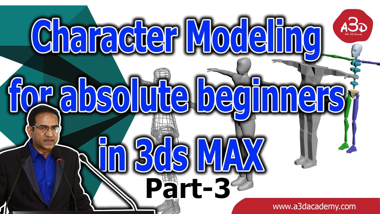 Character Modeling for absolute beginners in 3ds MAX Part-03 - YouTube