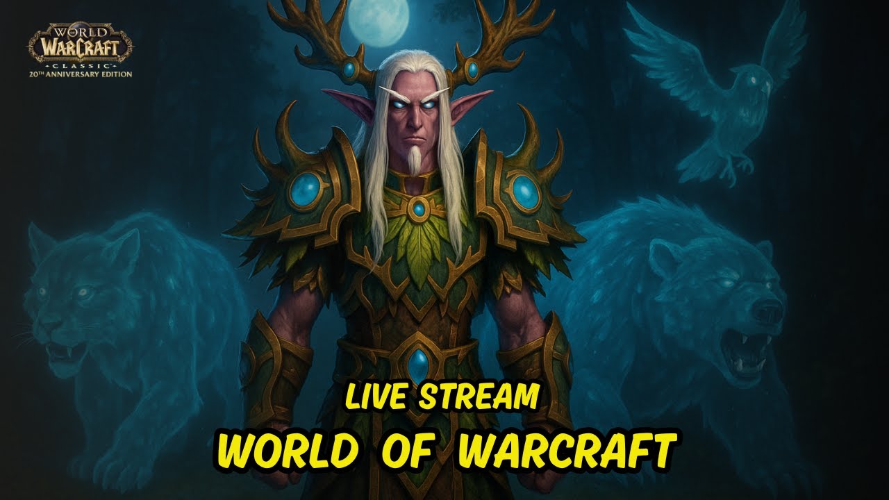 🔴 Leveling Druid di server Nightslayer | World of Warcraft Classic ...