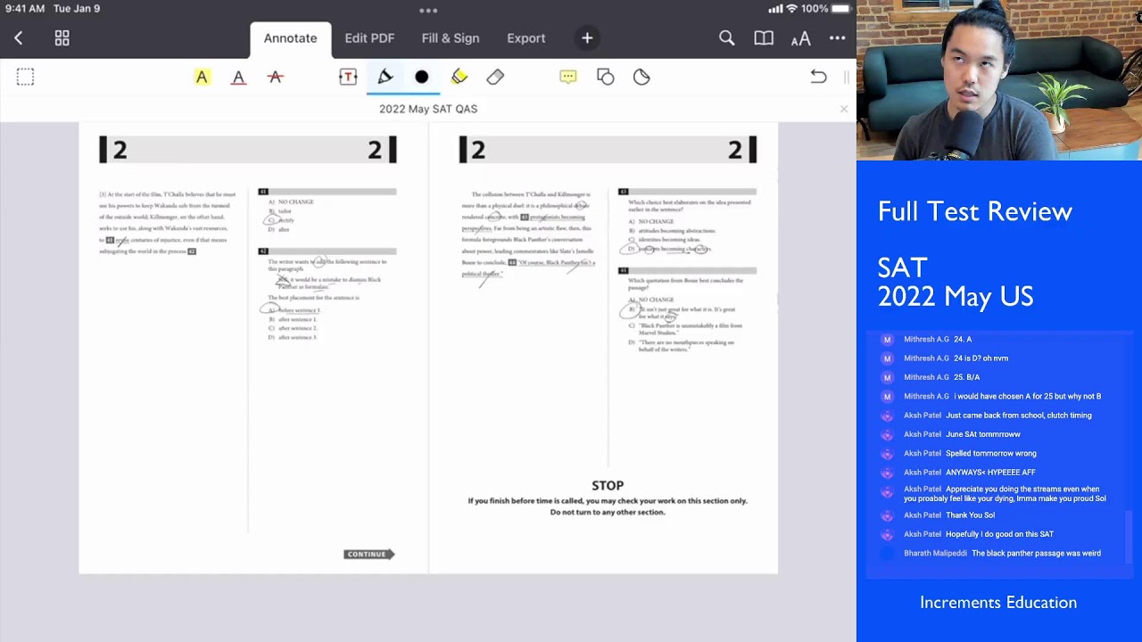 May 2022 US SAT || Full Test Review, Day 2: Writing - YouTube