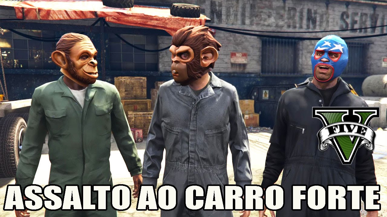 GTA V #15 - MISSÃO ASSALTO CARRO FORTE (GTA 5 em Português PT-BR) PS5 ...