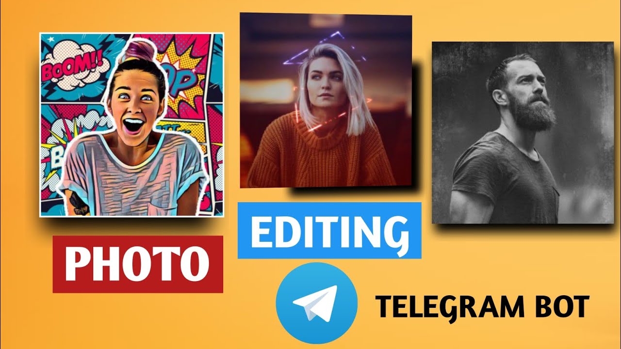 Telegram Bot For Amazing Photo Editing || Just For 1 Click || Telegram ...