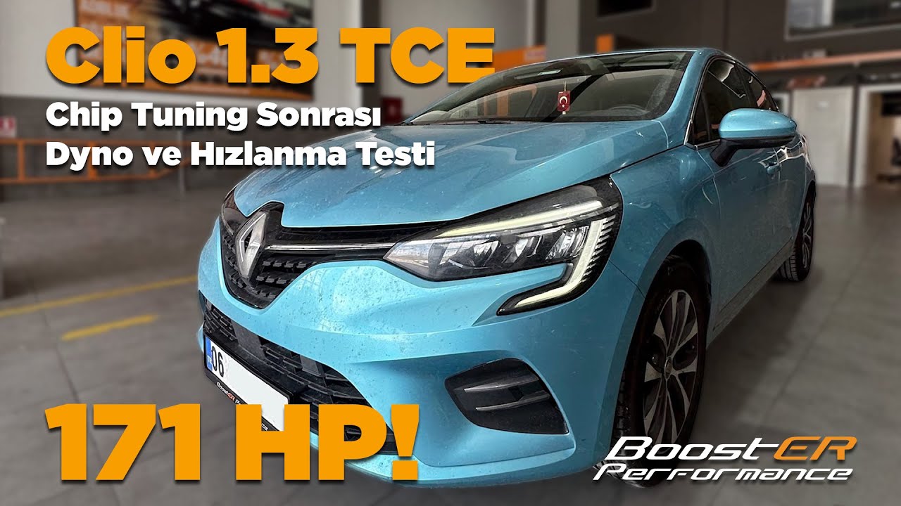 Renault Clio 1.3 TCE Chip Tuning | Before - After Hızlanma ve Dyno ...