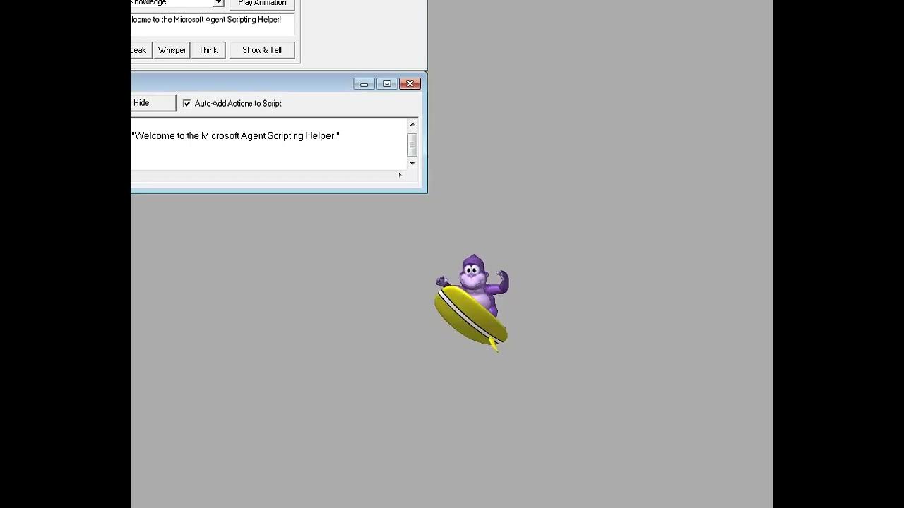Welcome back to microsoft agent scripting helper! - YouTube
