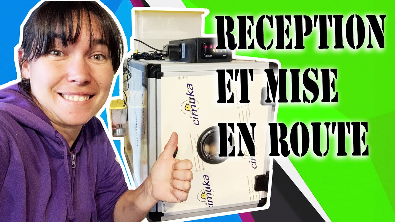 Couveuse Cimuka 60 œufs, mise en route ultra simple - YouTube