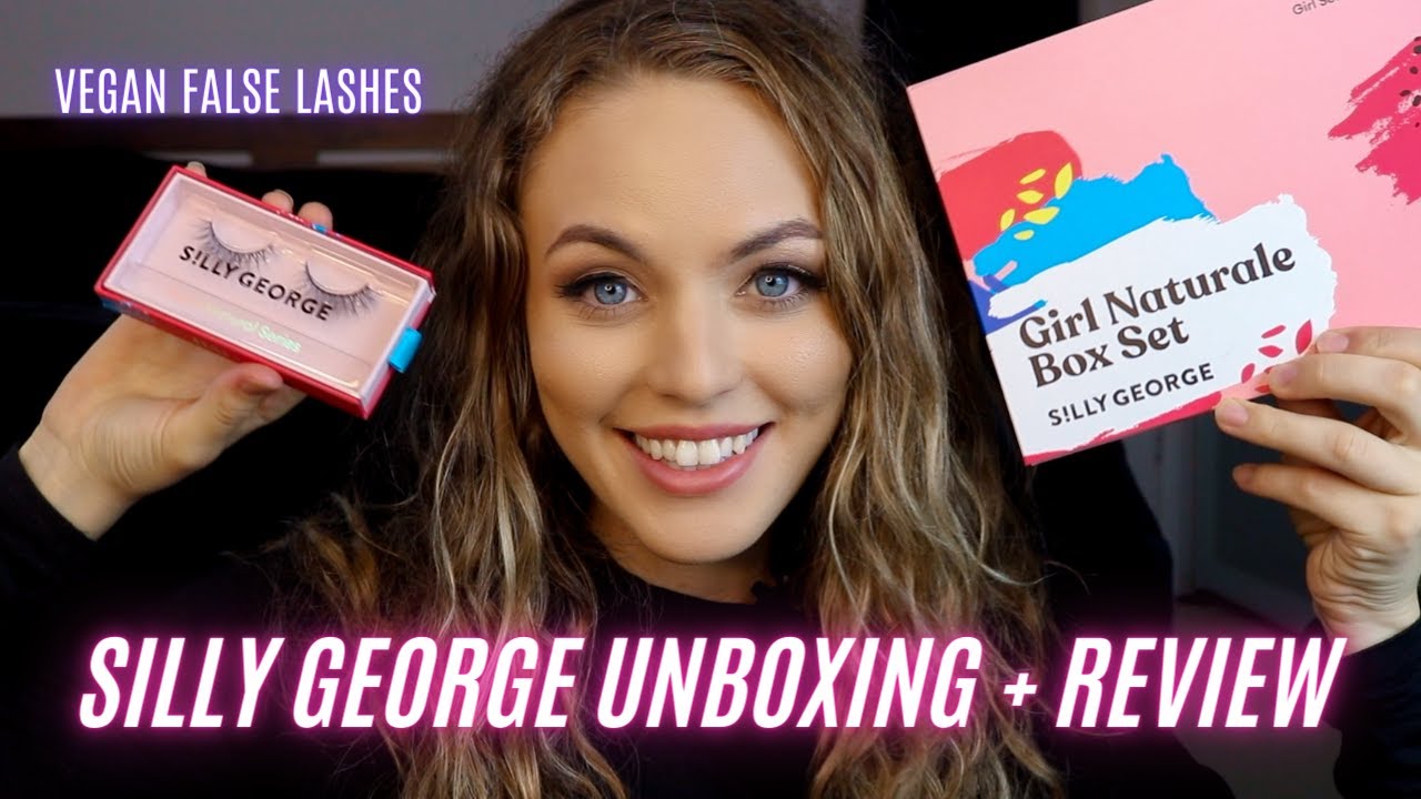 SILLY GEORGE LASHES UNBOXING + REVIEW | VEGAN BEAUTY - YouTube
