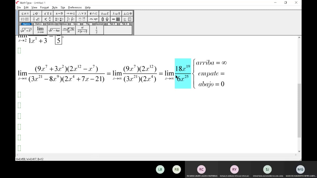 Límite al infinito con división - YouTube
