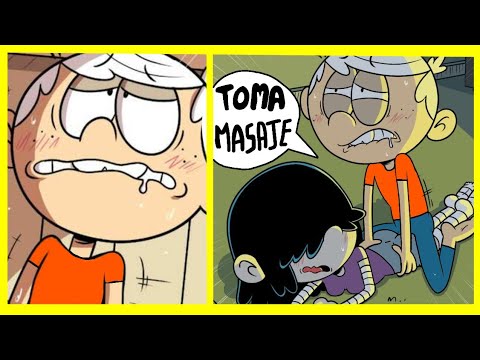 Lincoln y Clyde Ayudan a sus hermanas con sus estrés genético - Comic The Loud House 