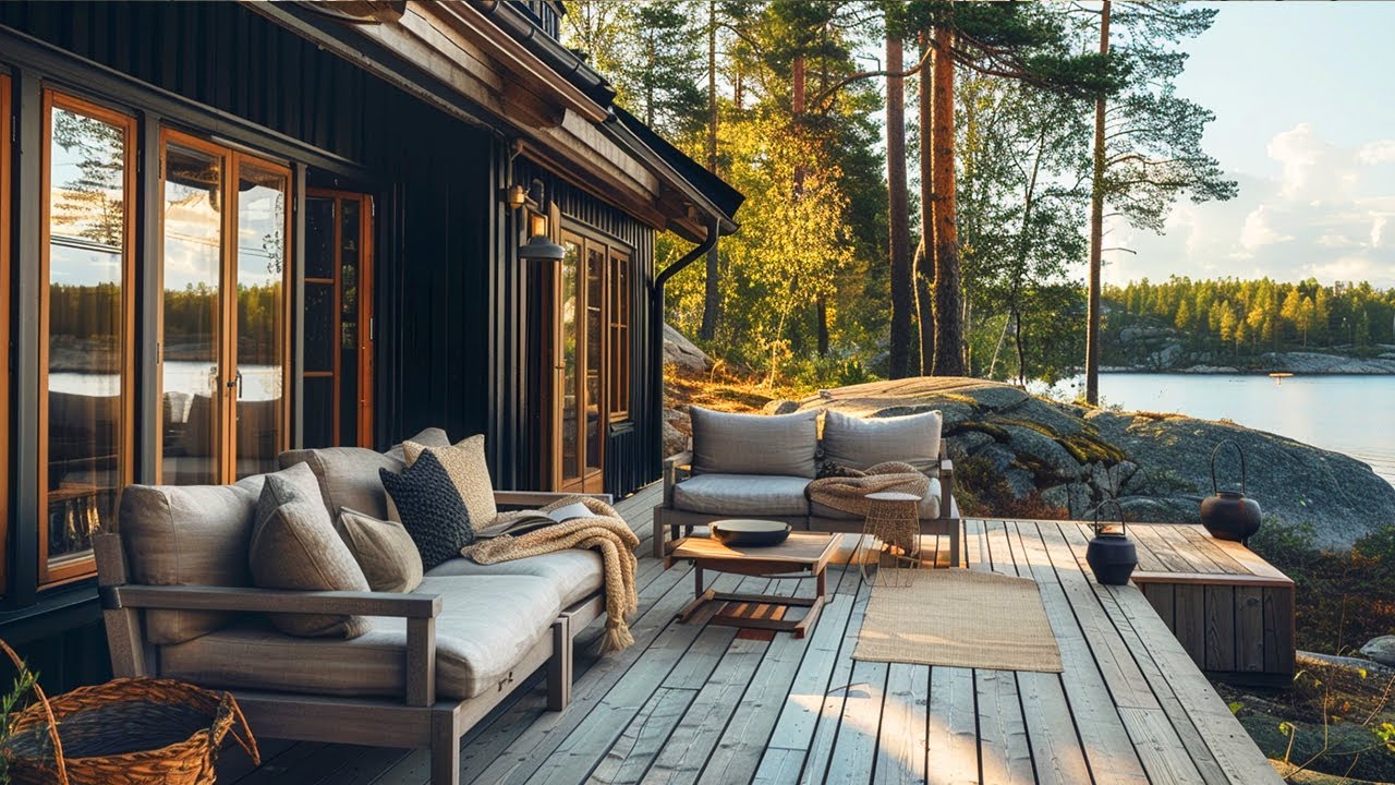 RUSTIC SCANDINAVIAN DECOR IDEAS, indoor & outdoor design - YouTube