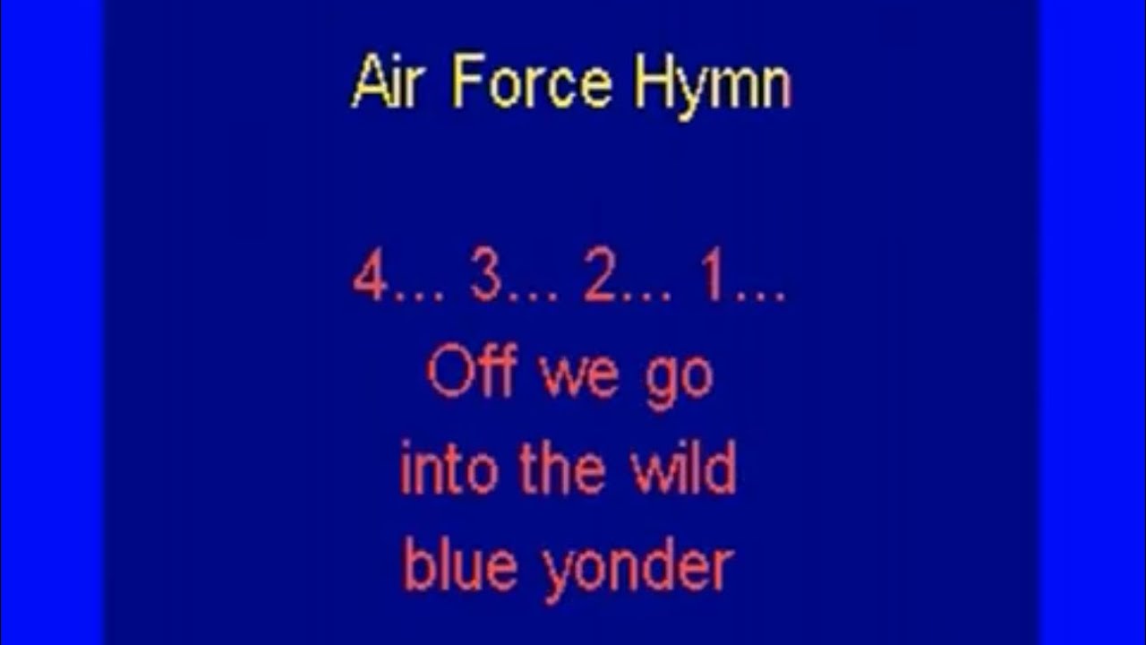 104 Air Force Hymn - YouTube