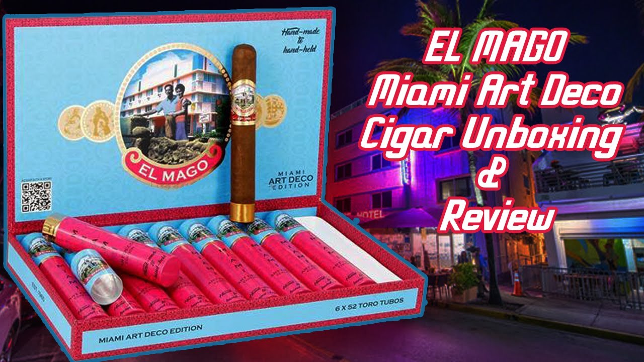 El Mago Miami Art Deco Cigar Review By Chris Jensen Studios - YouTube