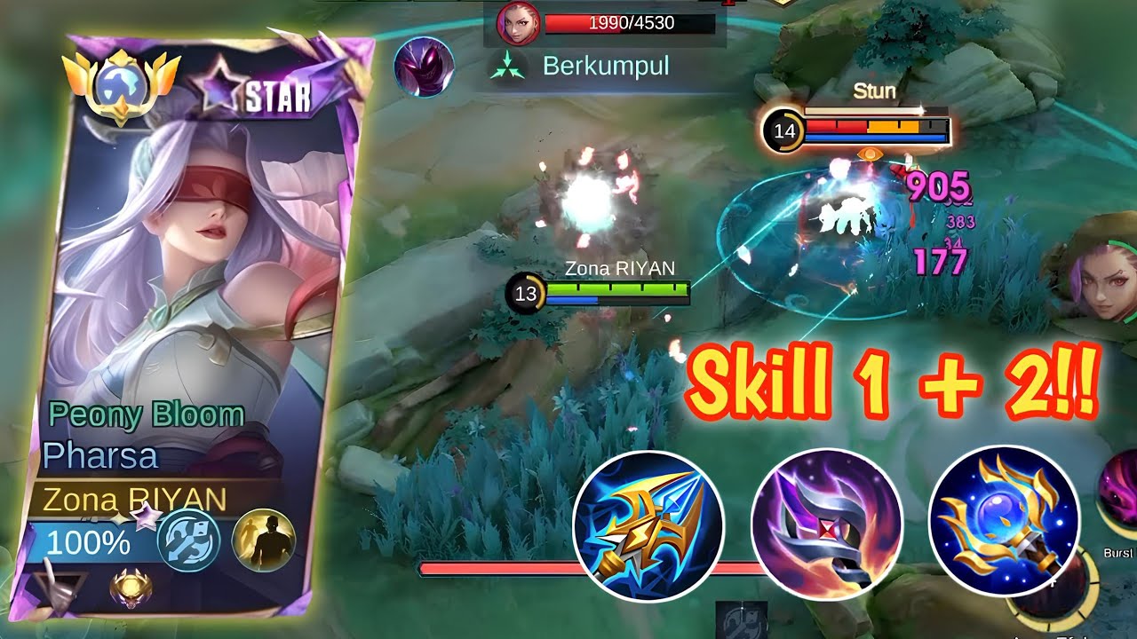 WTF DAMAGE!! BEST BUILD PHARSA ONE SHOT DAMAGE || PHARSA - MLBB - YouTube