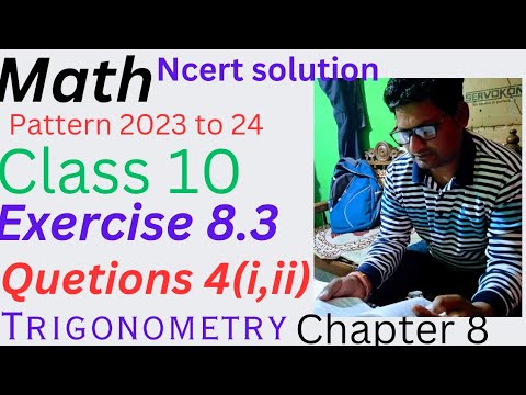 Math class 10 Exercise 8.3 questions 4(i, ii) Ncert SOLUTION Chapter 8 ...