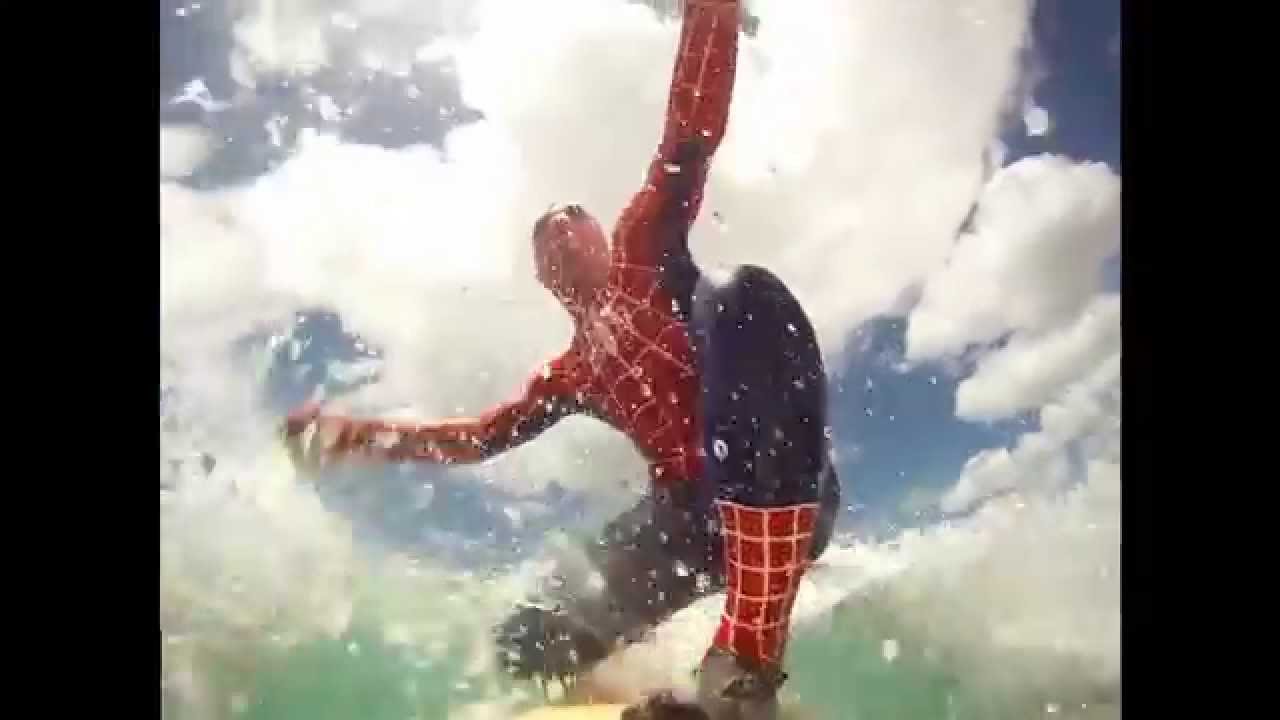 Surfing Spider-Man - YouTube