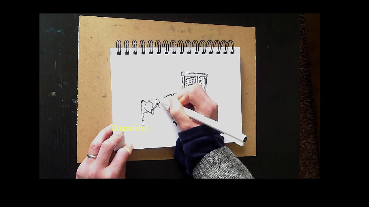 Quick Pen Drawing in real time - YouTube