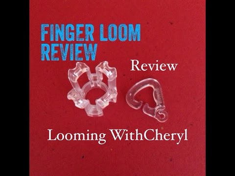 New FINGER LOOM Review - Plus Easy Single Chain Tutorial - Rainbow Loom ...