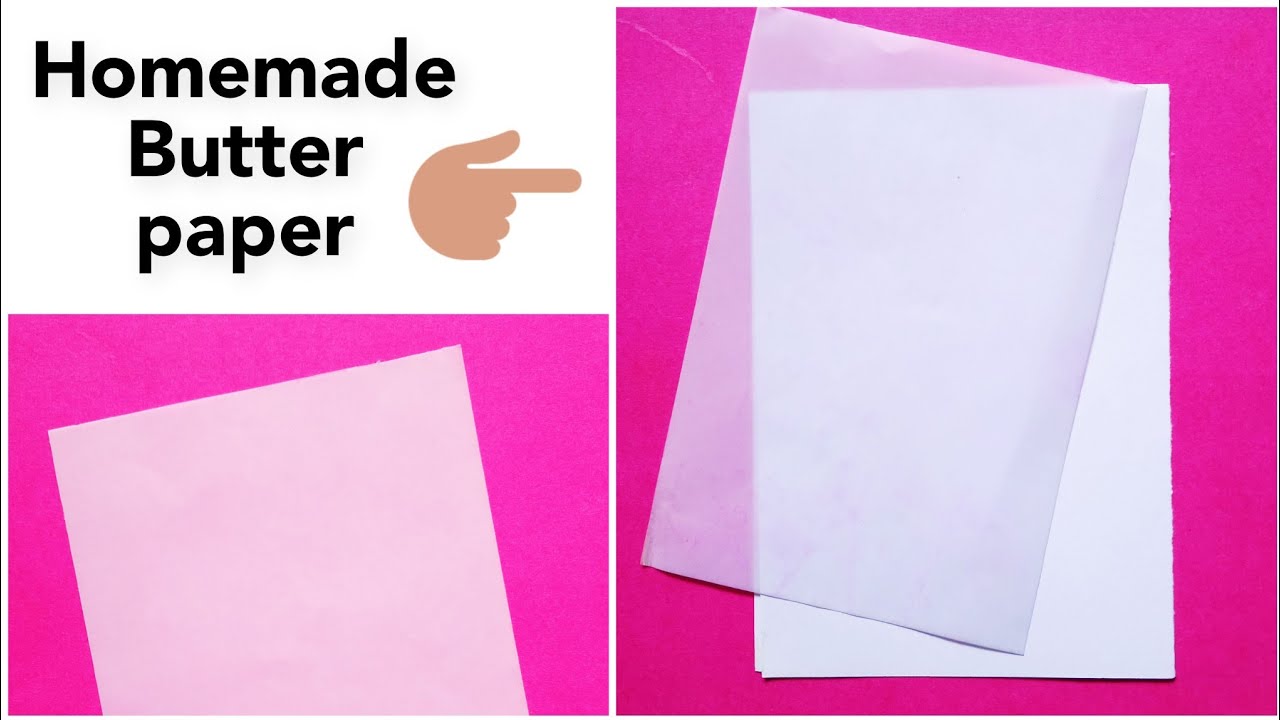 How To Make Butter Paper At Home Homemade Tracing Paper YouTube How To Make Butter Paper At Home Homemade Tracing Paper YouTube
