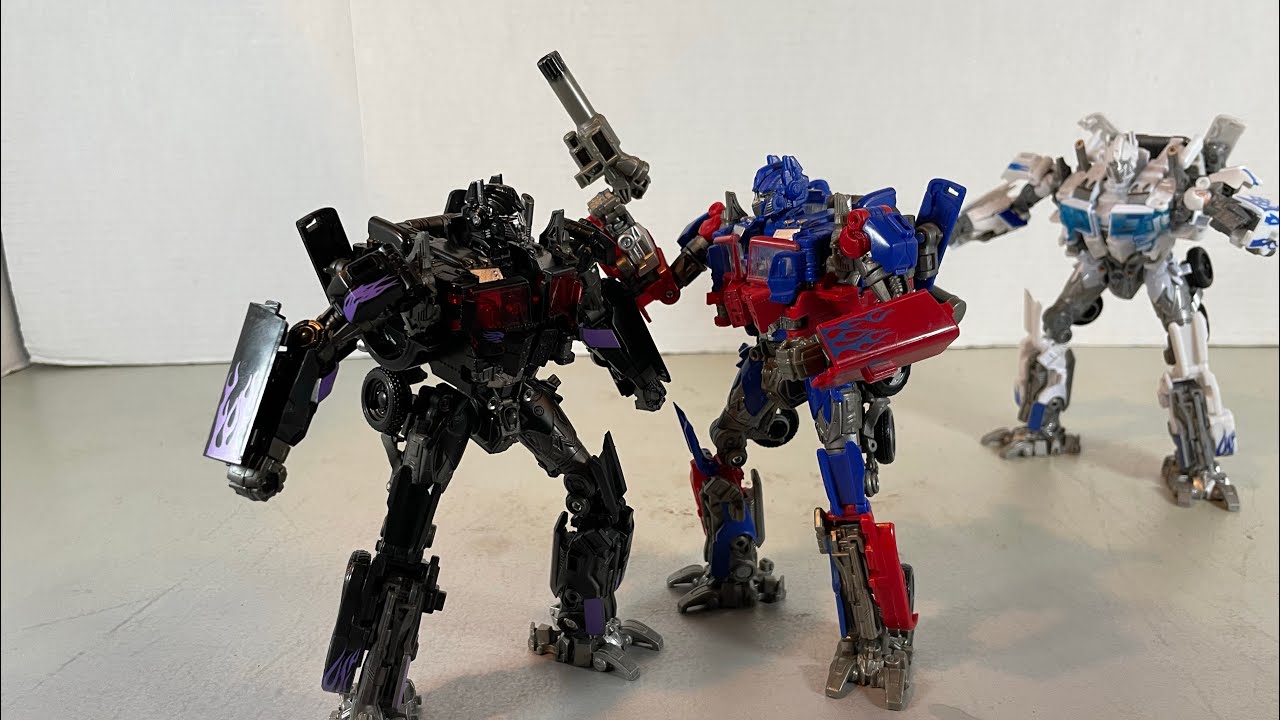 Transformers OPTIMUS PRIME vs NEMESIS PRIME Stop Motion - YouTube