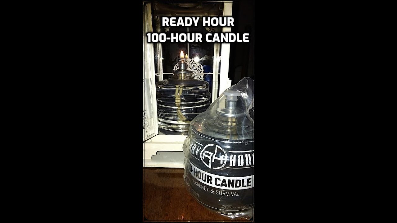 Summer Power Outage: Ready Hour 100 Hour Emergency Candle - YouTube