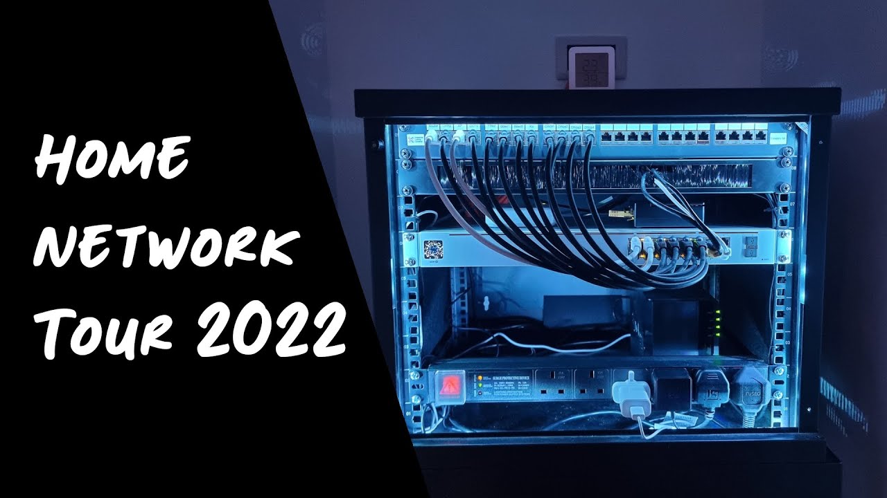 Home Network Tour | Improving The Cable Management - YouTube