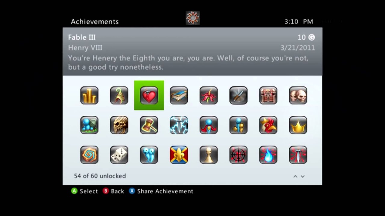 Fable 3 Henry VIII Achievement. Gameplay Commentary - YouTube