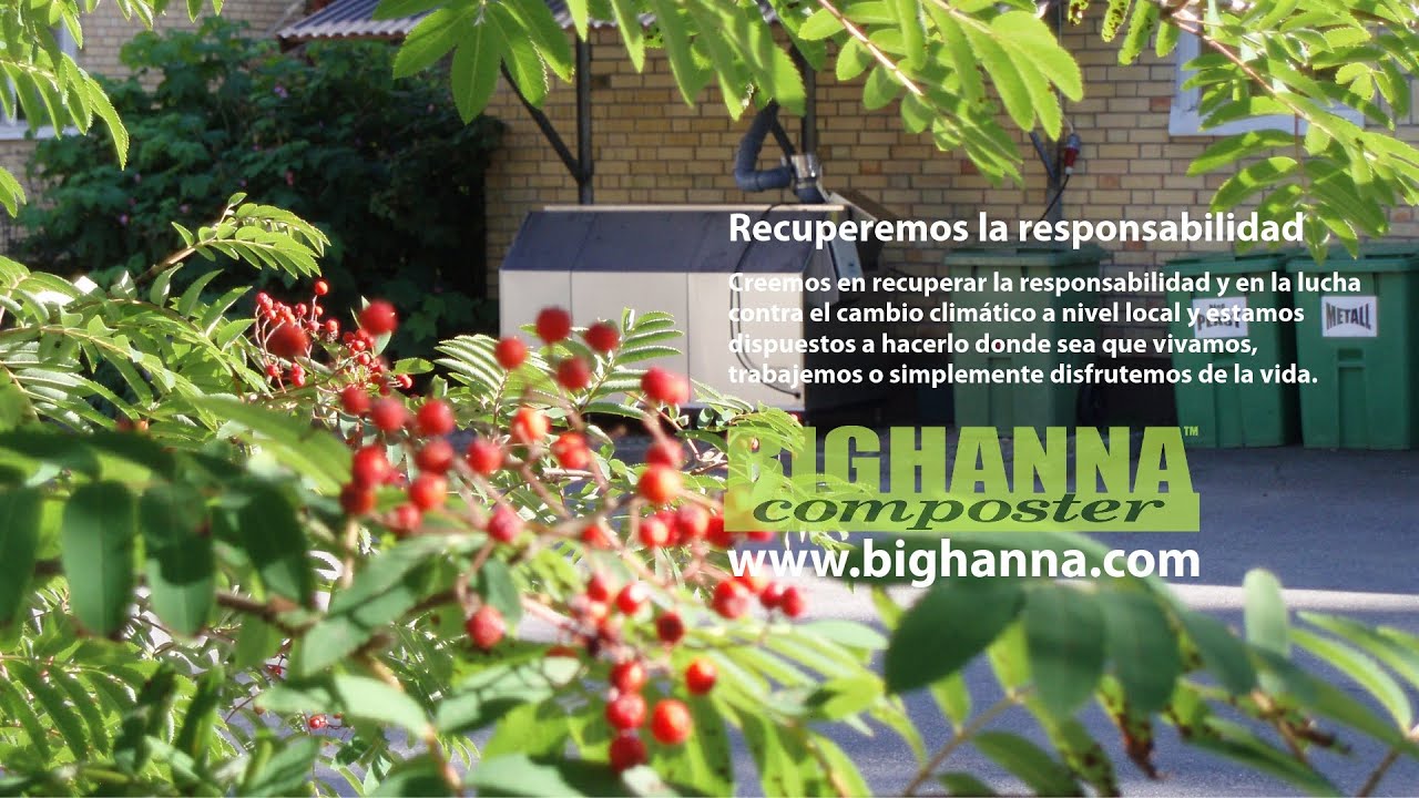 Big Hanna composter reclaim responsibility es - YouTube