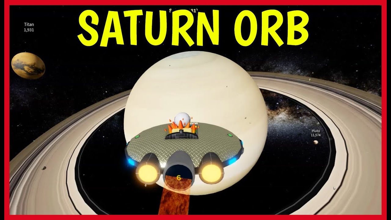 How to get SATURN ORB in THE SPACE SIMULATOR Roblox - YouTube