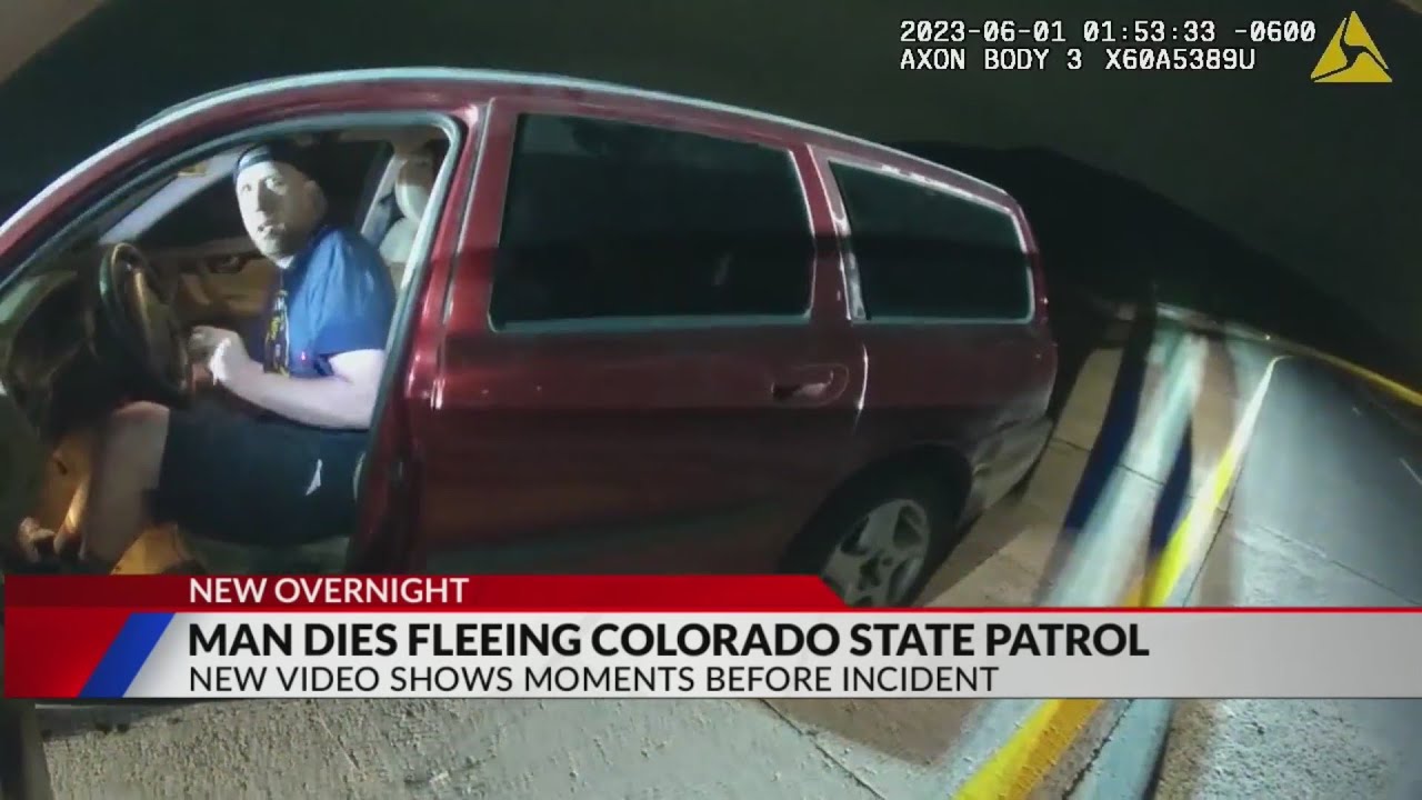 Man dies fleeing from Colorado State Patrol - YouTube