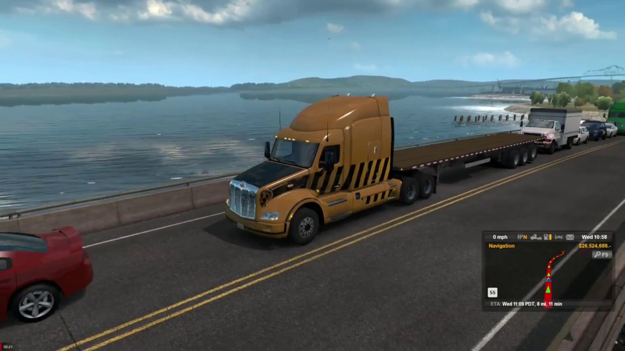 ATS - Oregon DLC - Astoria a Coos Bay - Ponte elevadiça - YouTube