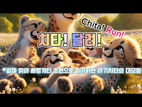 치타! 달려! (Chita! run!) 어린이노래 ver1.0 - YouTube